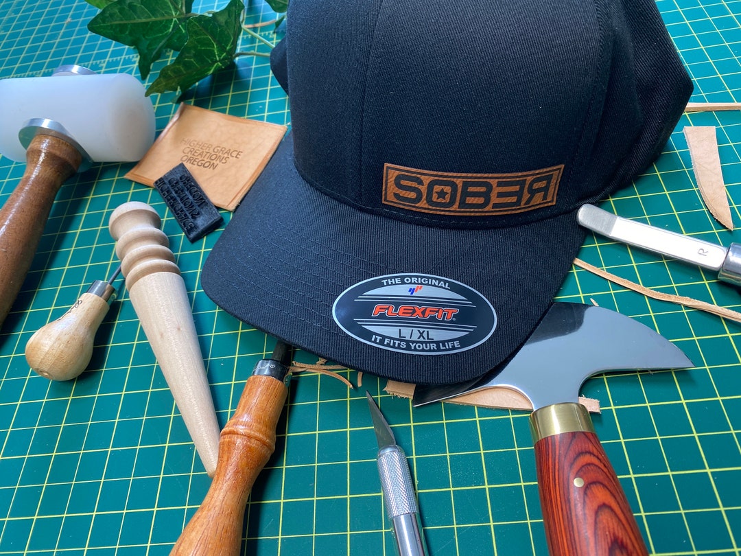 Sober Snapback Hat: Leatherette Patch, AA Recovery Gift - Etsy