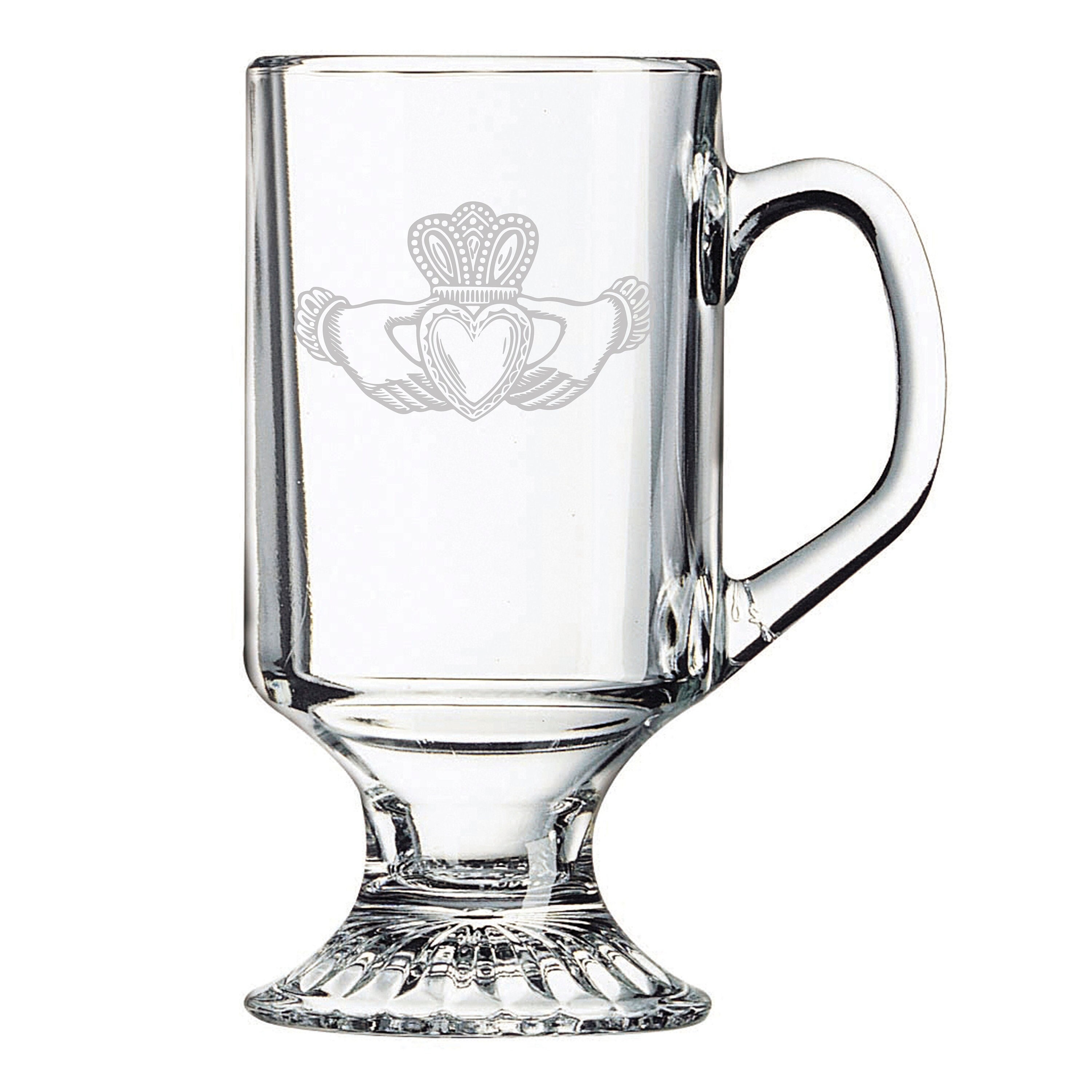 ST. PADDY'S DAY Claddagh Irish Coffee Mug, Irish Gifts, St. Patrick's ...