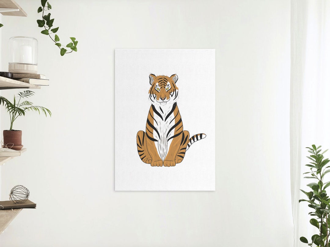 Tierposter Motiv Tiger, DIN A4 - Etsy.de