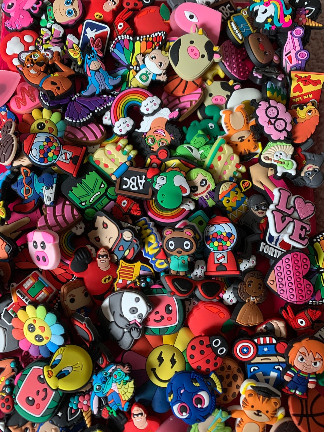 Kids Set of Random Croc Charms, Girl Boy, Funky Croc Charms, Kids ...