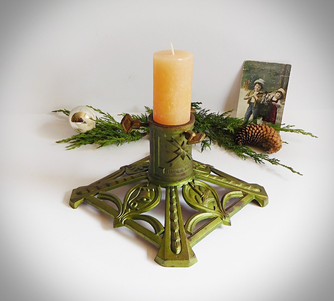 Old Christmas Tree Stand, Christmas Tree Stand, Cast Iron, Vintage ...