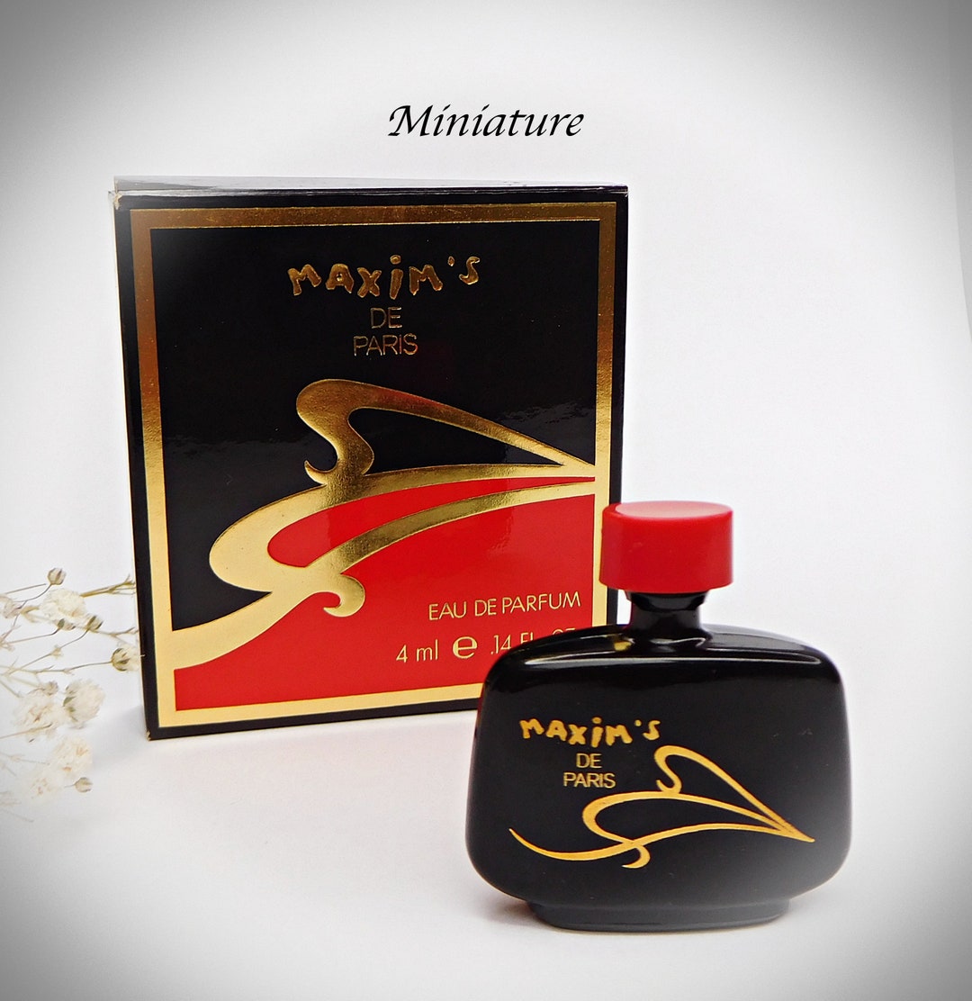 Maxim's De Paris Eau De Parfum 4ml Splash Vintage Fragrance Miniature ...