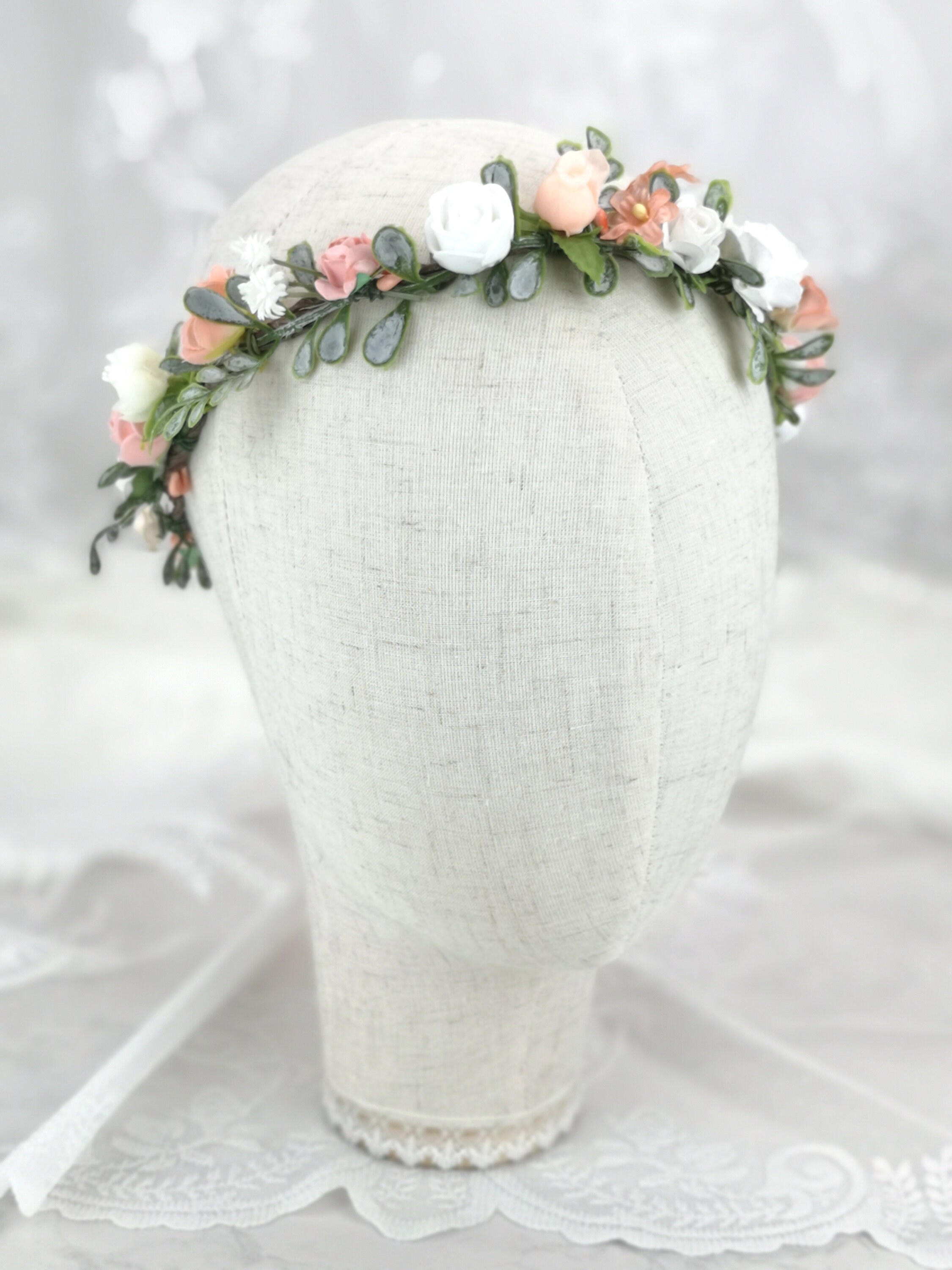 Flower Crown Flower Wreath Flower Crown Bridal Wreath Hair - Etsy