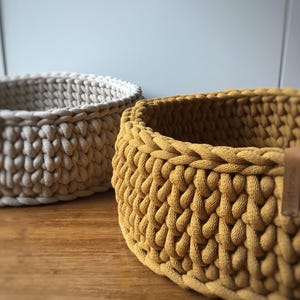 Set of 2 Chunky Baskets for Cats and Dogs, Large and Stable Pet Beds - Etsy