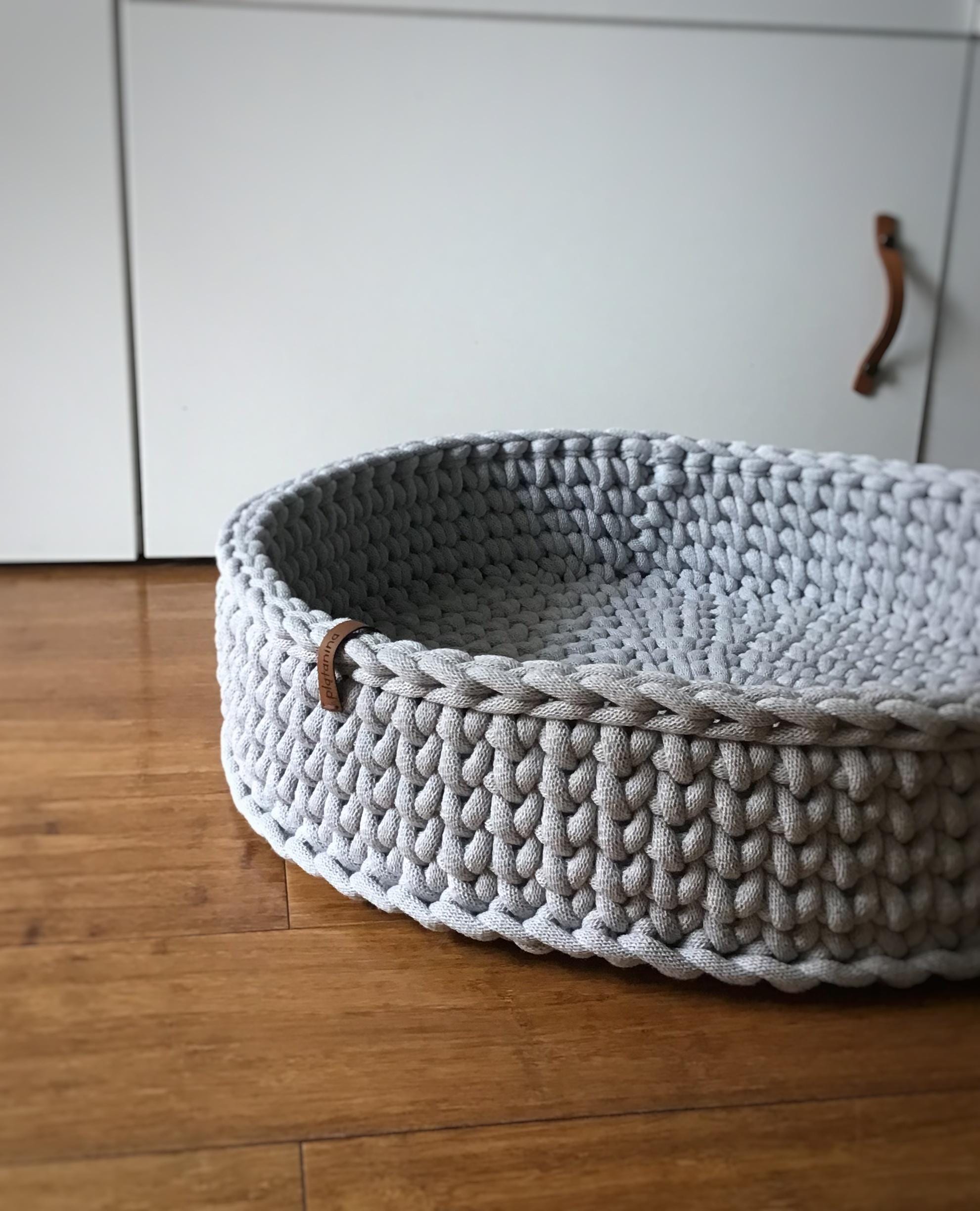Set of 2 Chunky Baskets for Cats and Dogs, Large and Stable Pet ...