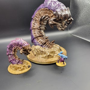 Giant Painted Purple Worm - Etsy