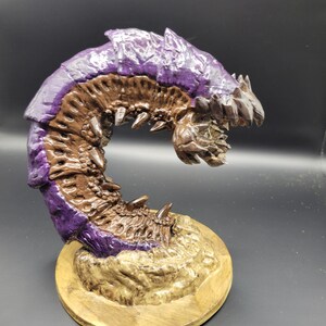 Giant Painted Purple Worm - Etsy