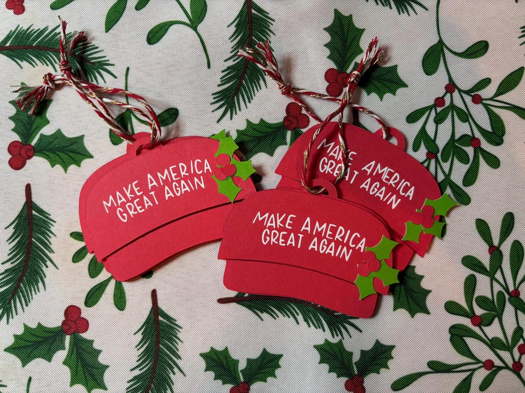 Trump Gift Tags MAGA Themed Gift Tags Make America Great Again Gift ...