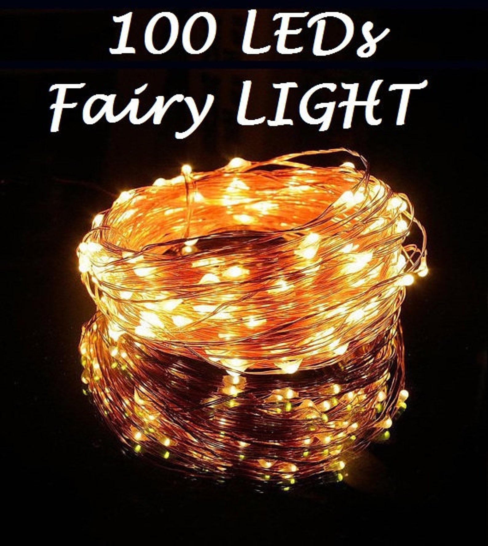 32 Ft, 100 Leds Fairy Lights, Wedding Decorations Lights, LED Mason Jar ...