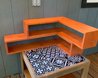Corner Wrap Around Shelf - Etsy