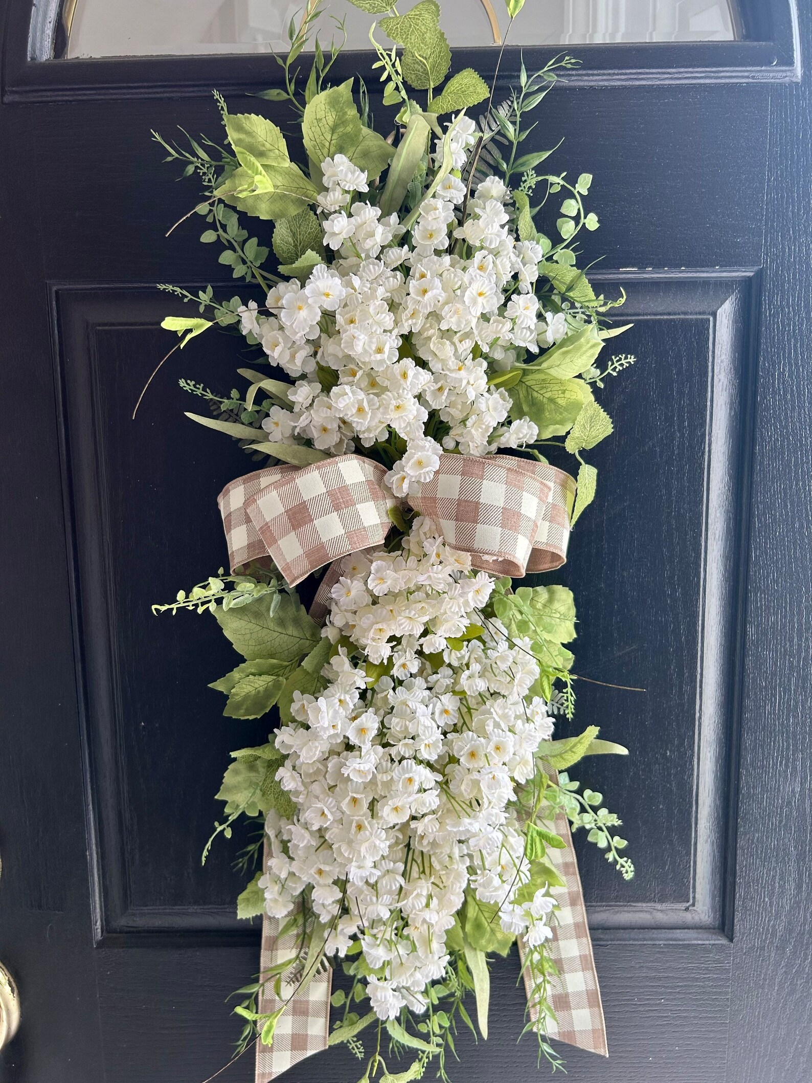 Spring/ Summer Swag Wreath for Front Door Spring Wall Decor - Etsy