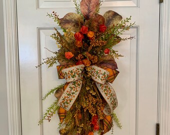 Fall Door Swag | Etsy