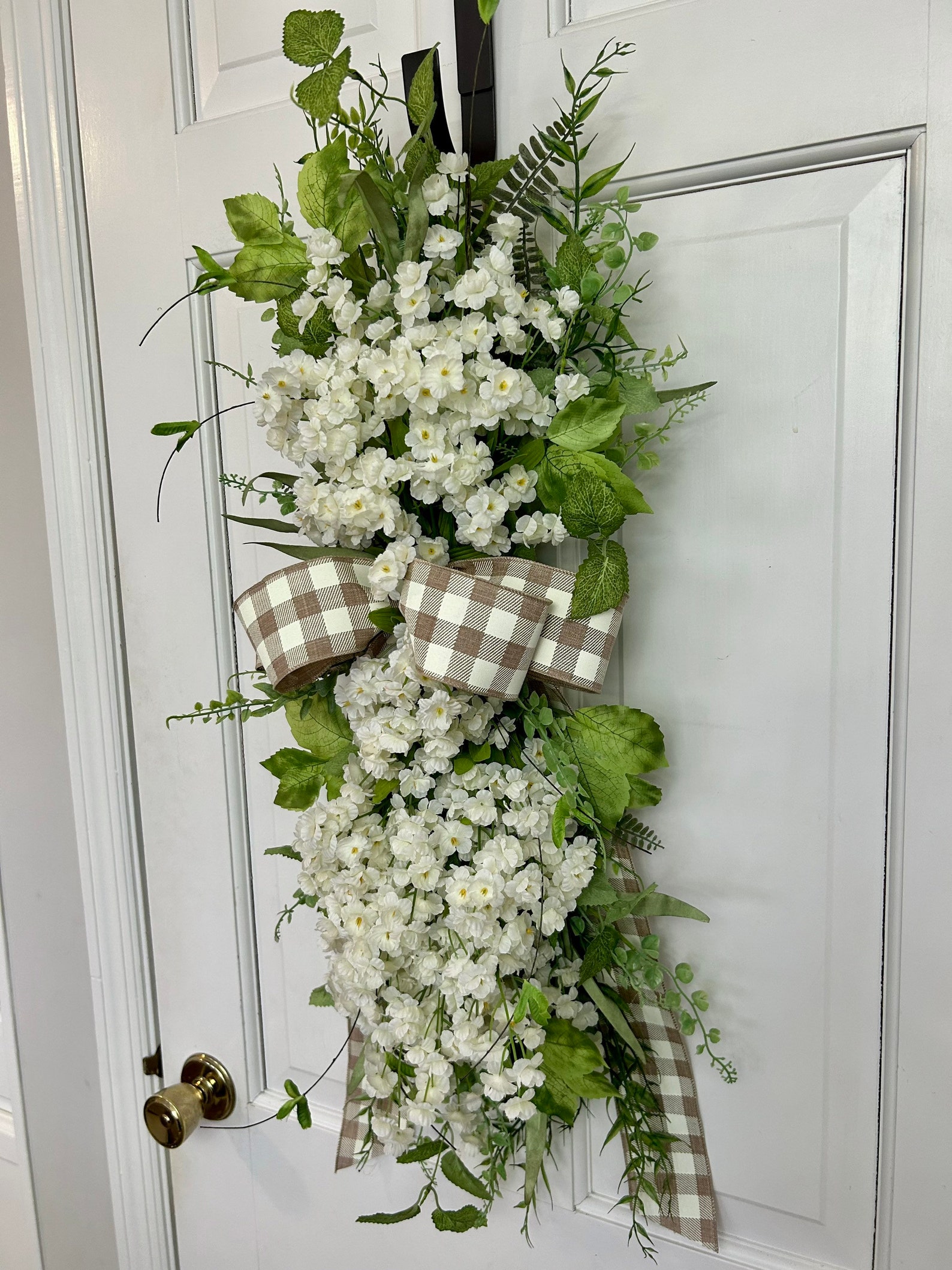 Spring/ Summer Swag Wreath for Front Door Spring Wall Decor - Etsy