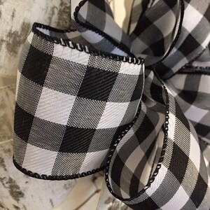 Buffalo Plaid/check BOW ONLY for Wreath, Buffalo Check Bow for Lantern ...
