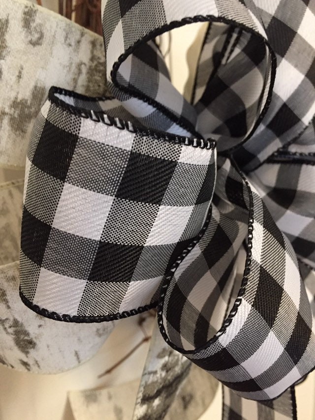Buffalo Plaid/check BOW ONLY for Wreath Buffalo Check Bow for - Etsy