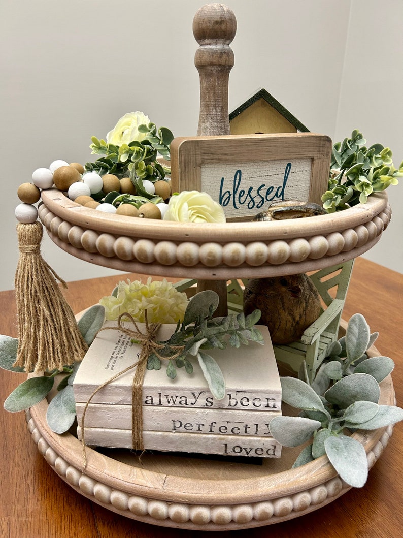 Hand-stamped Farmhouse Book Stack With Christian Lyrics Stack - Etsy