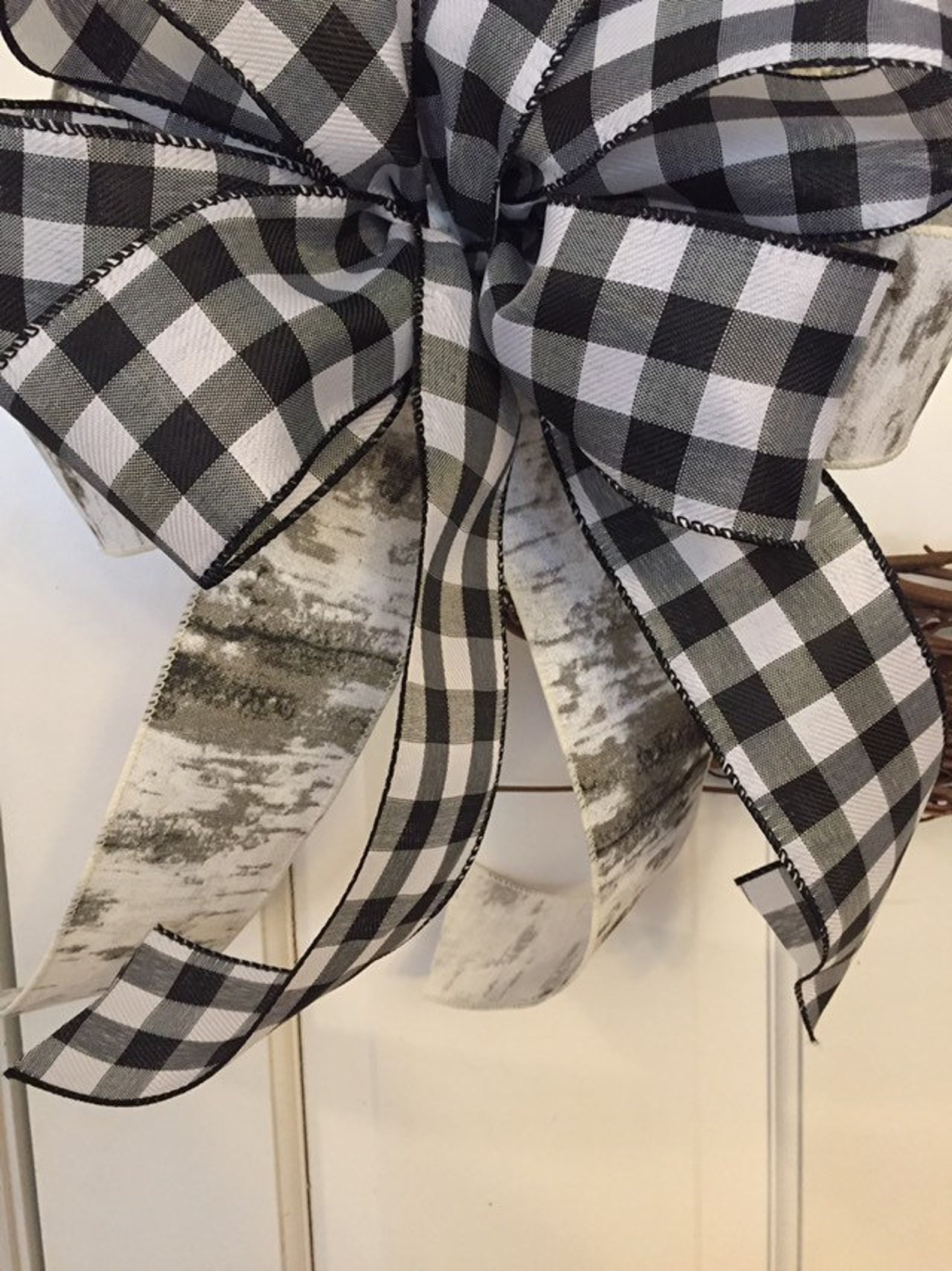 Buffalo Plaid/check BOW ONLY for Wreath Buffalo Check Bow for - Etsy