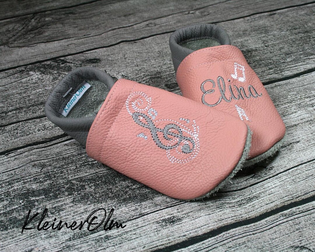 Crawling Shoes, Leather Shoes, Crawling Shoes, Clef - Etsy UK