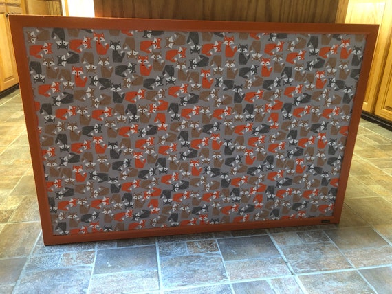 Custom-made bulletin board. | Etsy