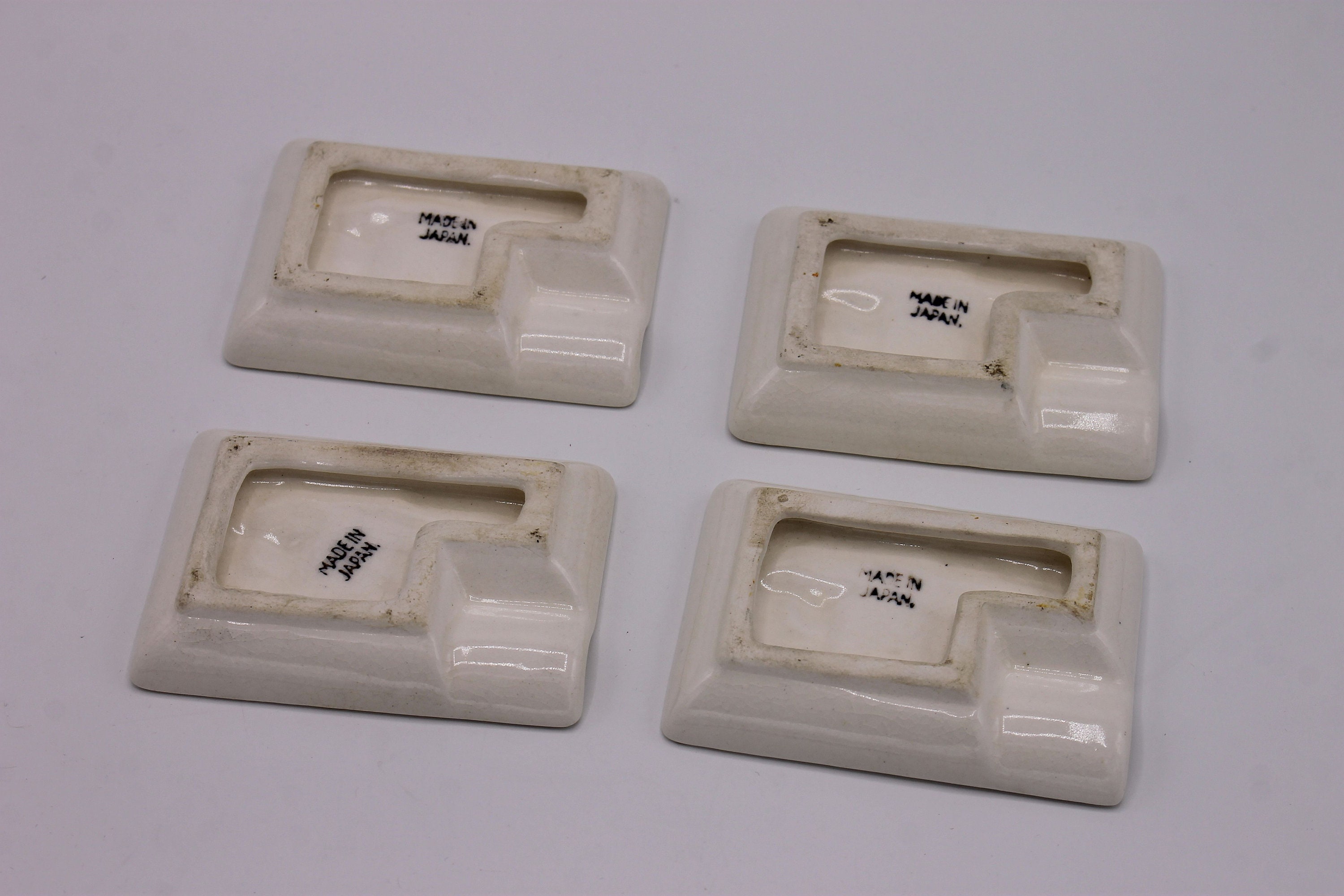 Art Deco Porcelain Cigarette Box and Ashtray Set With Leaping - Etsy