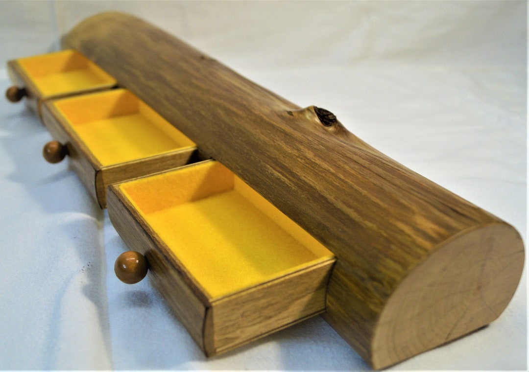 A Jewelry Box Made From a Linden Tree Trunk. - Etsy