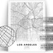 Los Angeles Printable Map LA City Map Print Los Angeles Map - Etsy