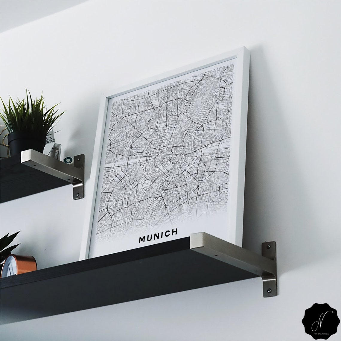 Munich Map Printable Wall Art Maps as Art Printable Map of - Etsy