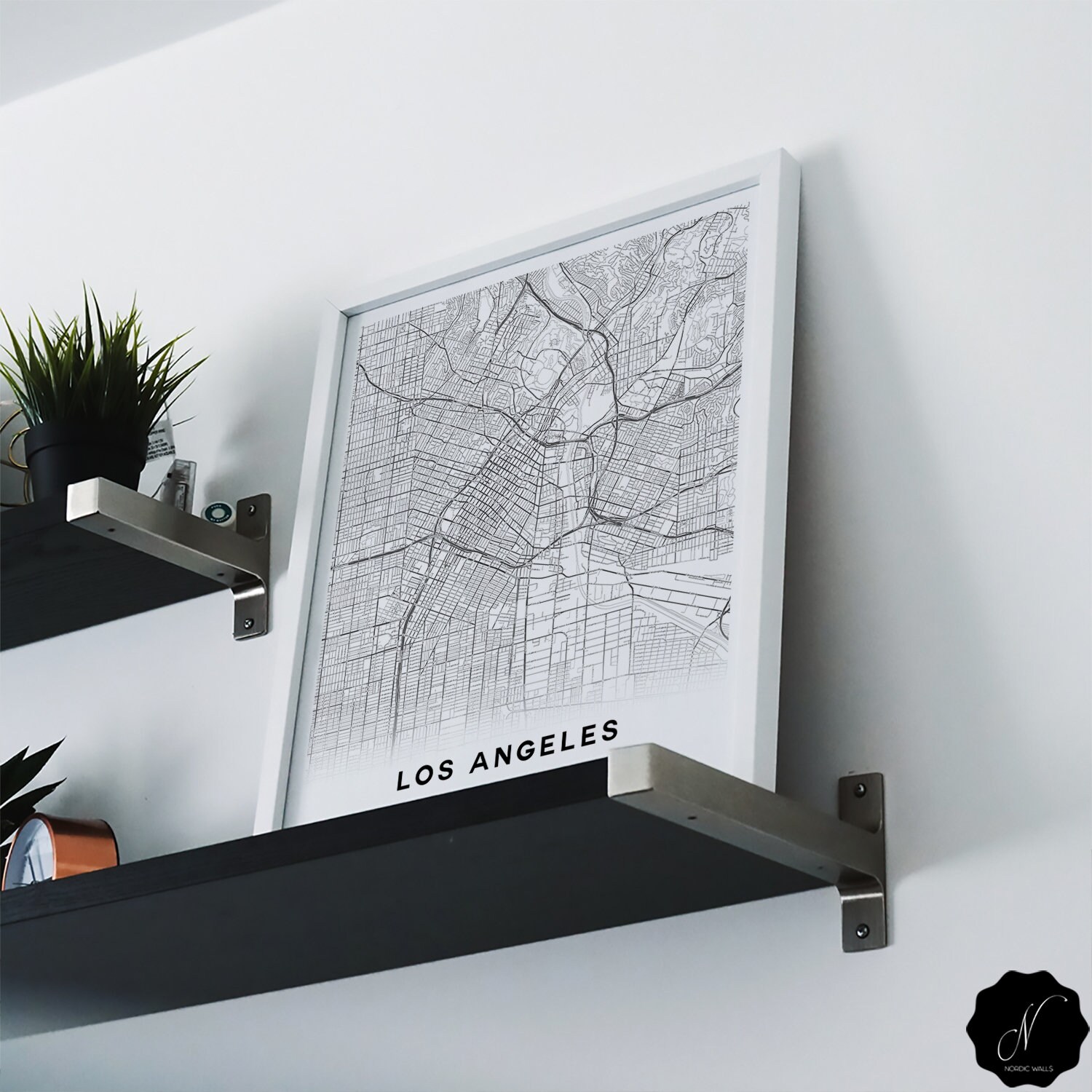 Los Angeles Printable Map LA City Map Print Los Angeles Map - Etsy