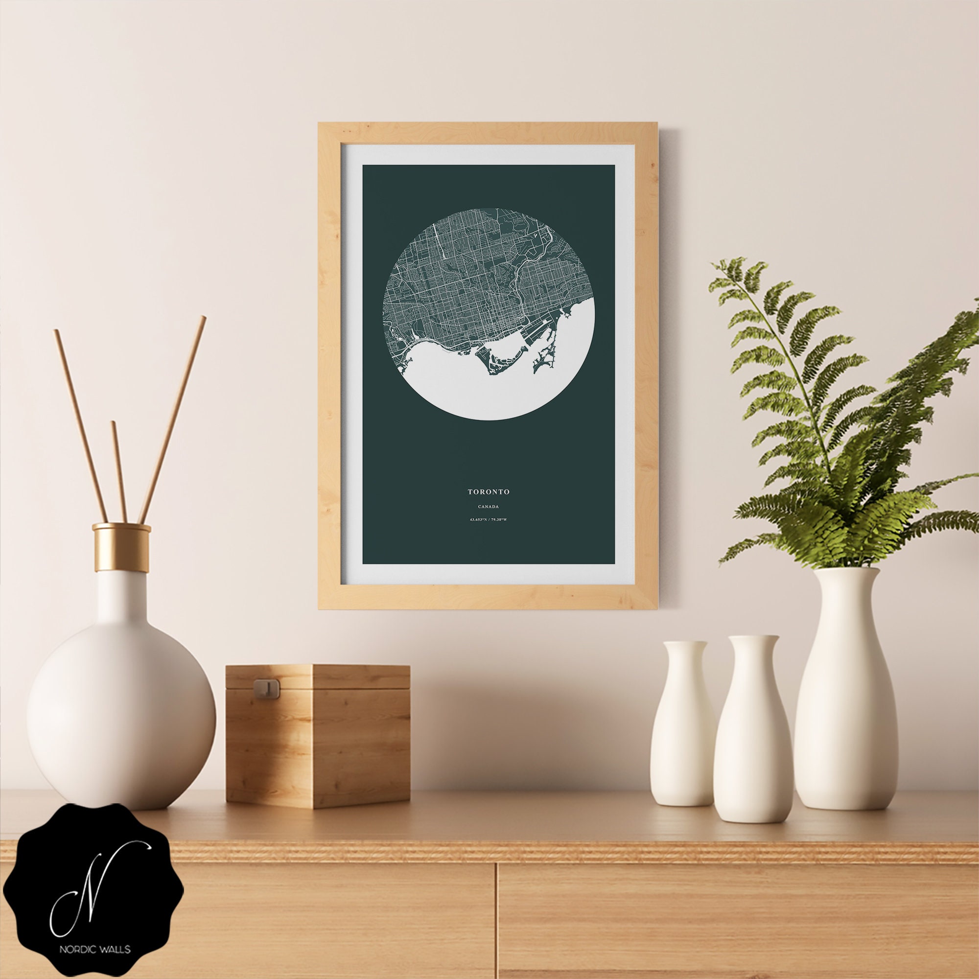 Custom Map Digital Printable Wall Art Personalized Map of Any - Etsy