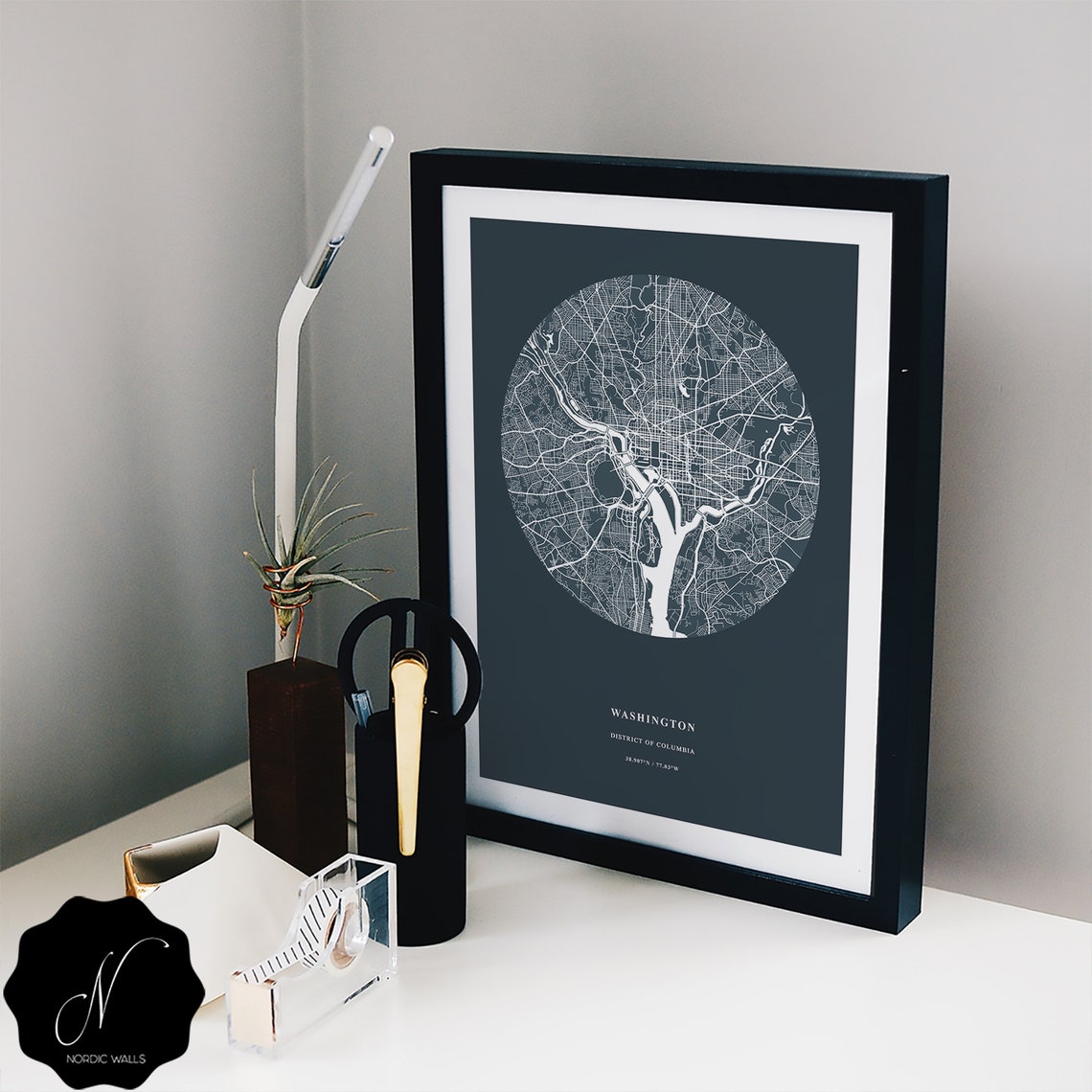 Custom Map Digital Printable Wall Art Personalized Map of Any | Etsy