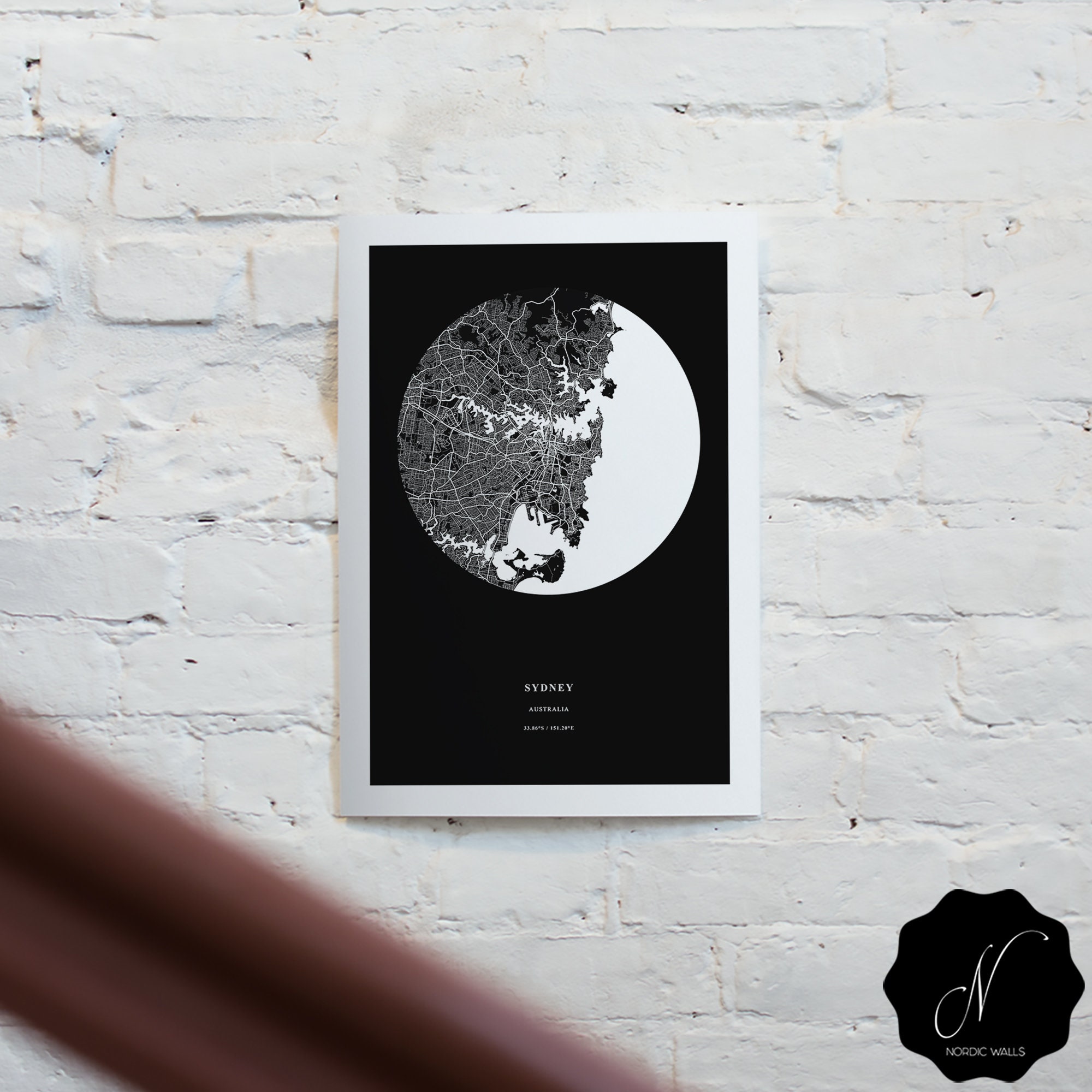 Custom Map Digital Printable Wall Art Personalized Map of Any | Etsy