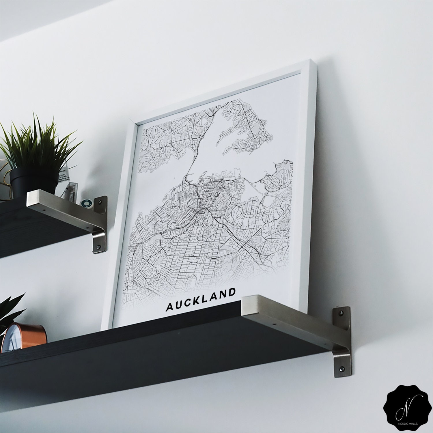 Auckland Map Print Auckland City Map Prints Map Gifts - Etsy