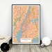 Custom Map Print Personalized Map Map Gift Wall Art Any - Etsy