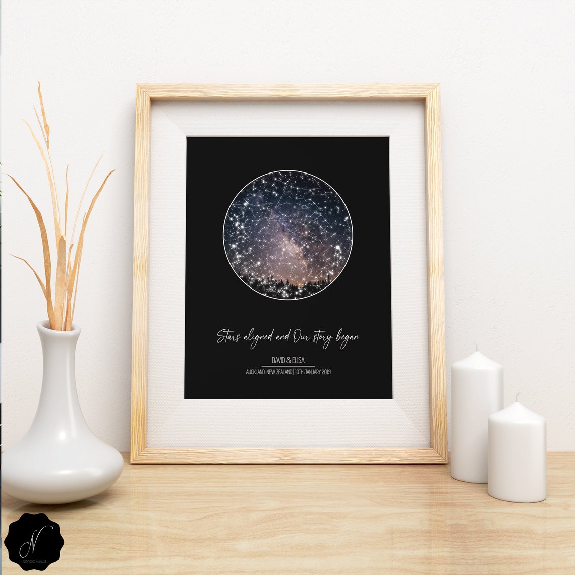 Custom Star Map Anniversary Star Map Gift Night Sky Star | Etsy