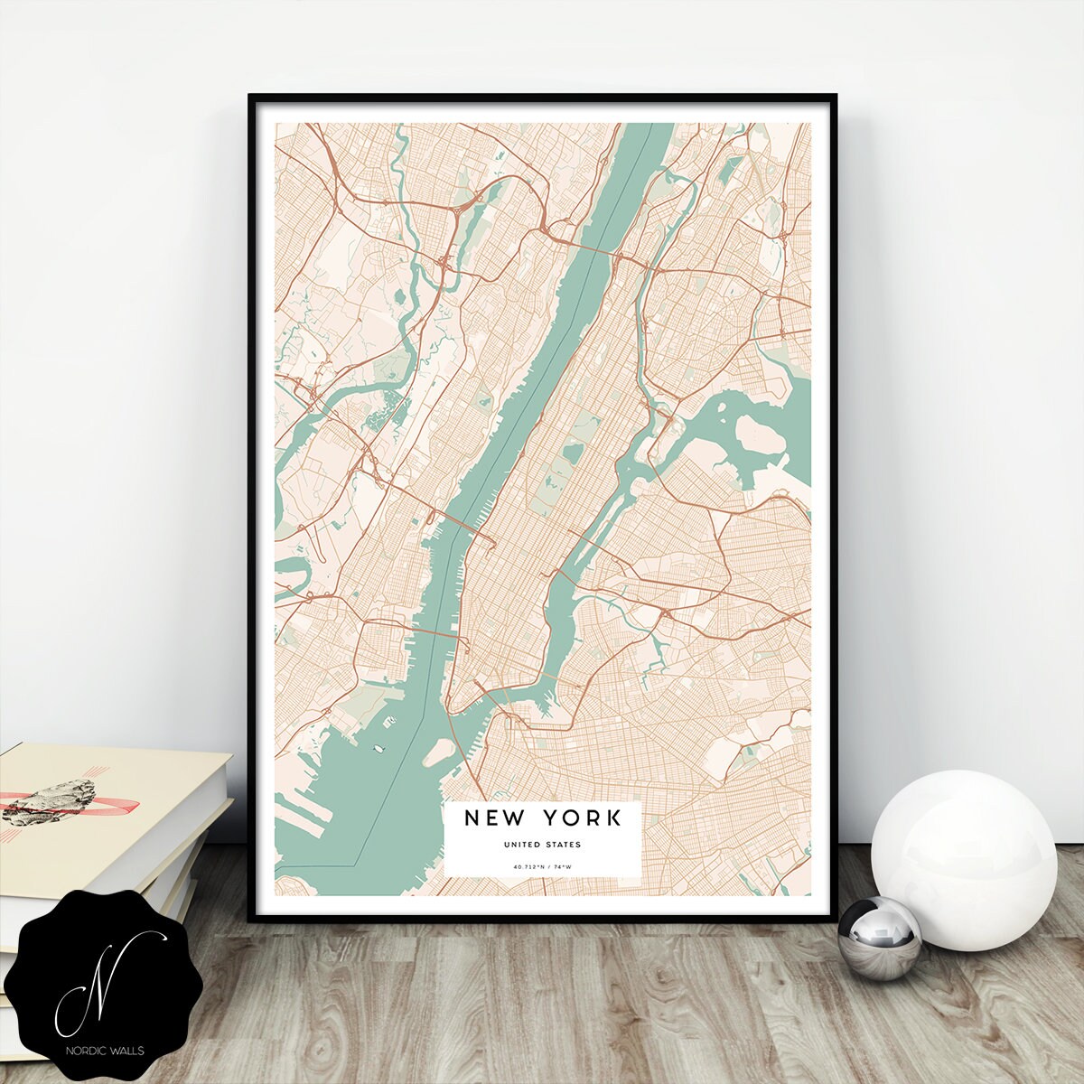 Custom Map Print Personalized Map Choose City Map Print Any - Etsy