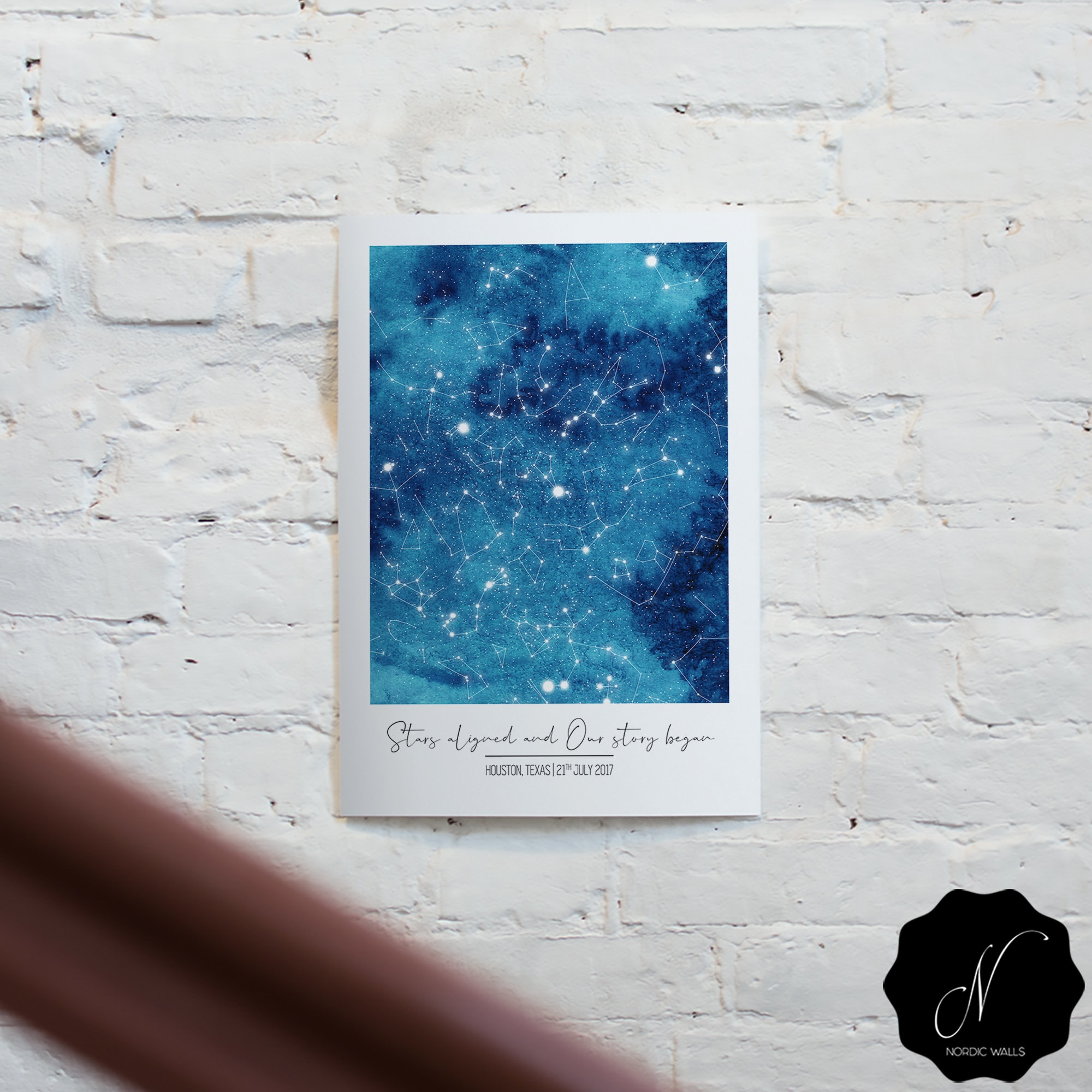 Custom Star Map Personalized Star Map Gift Star Map by Date - Etsy