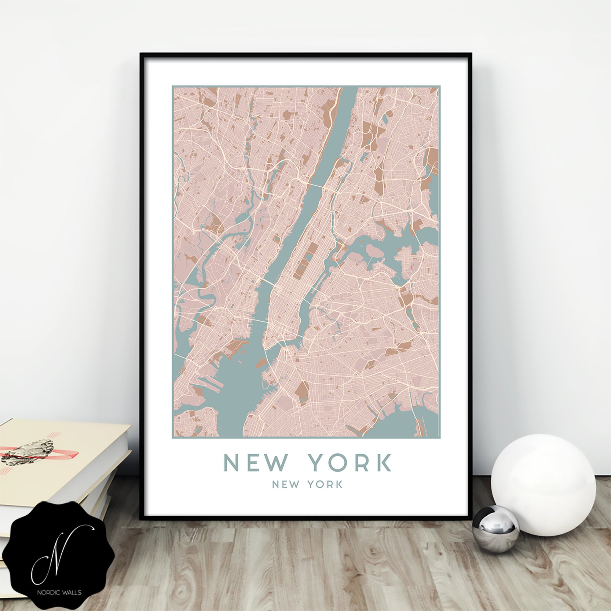 City Map Print Choose Any City Map Wall Art Map Gift Wall - Etsy