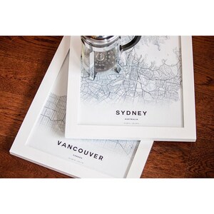 Custom Map of Any City Printable Wall Art, Personalized Map Gift ...