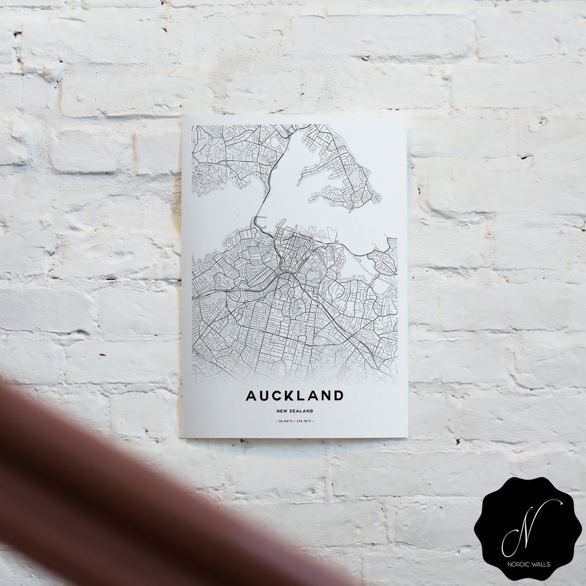 Auckland Map Print Auckland City Map Prints Map Gifts - Etsy