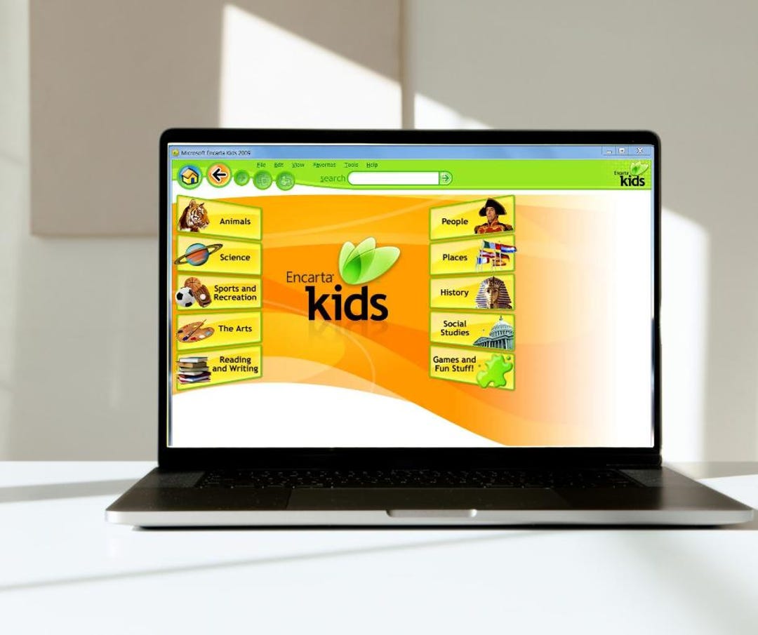 Microsoft Encarta Encyclopedia With Encarta Kids and Dictionary for Windows - Etsy