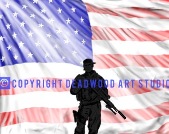 Marine Recon Flag - Etsy