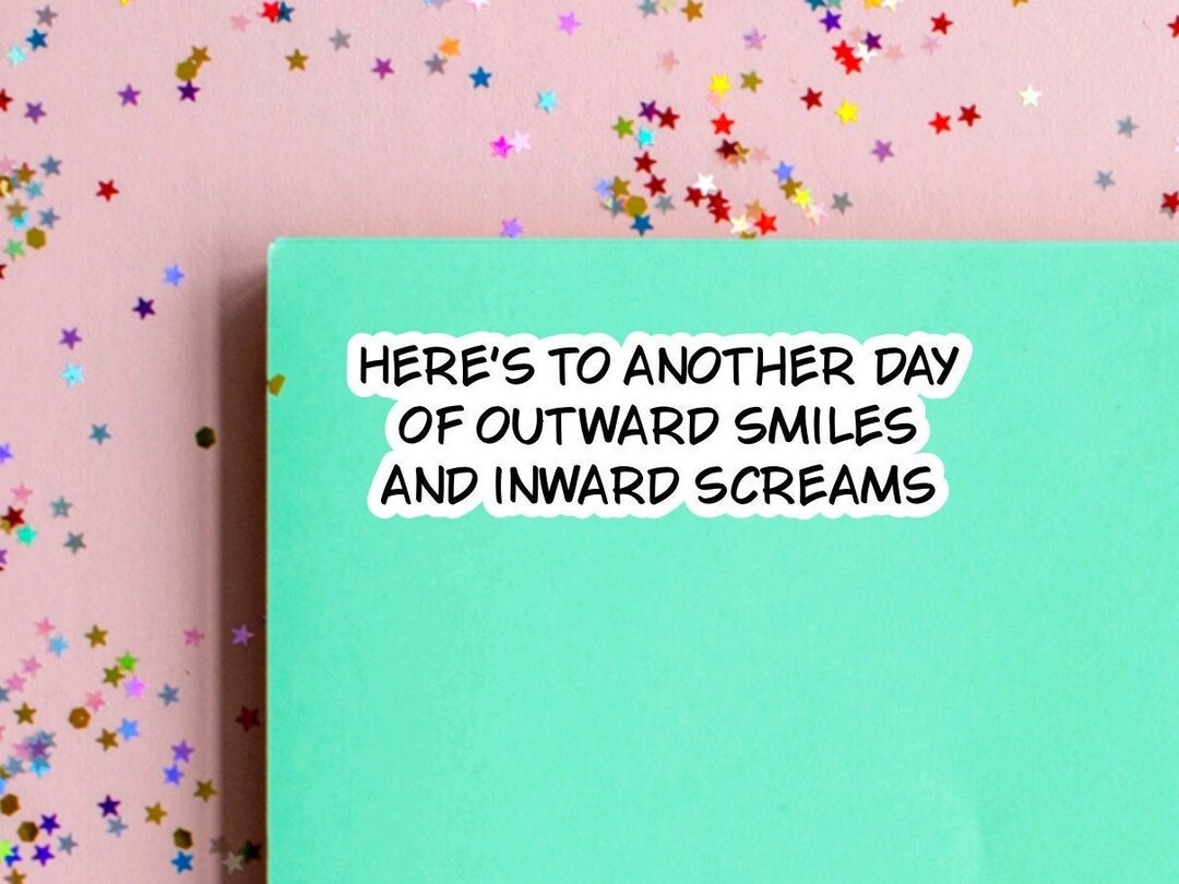 Funny Sarcastic Stickers, Adult Stickers for Water Bottles and Laptops ...