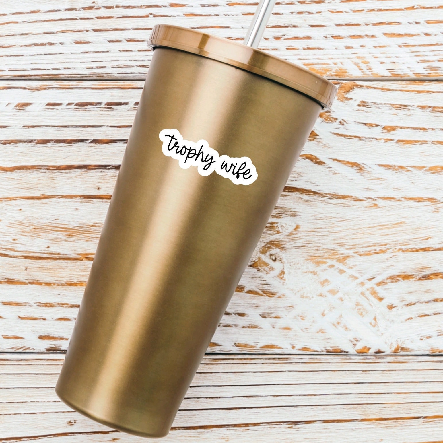 Trophy Wife, Trophy Husband Sticker, Gift for Wife, Gift for Husband ...