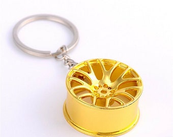 Wheel Rim Keychain - Etsy