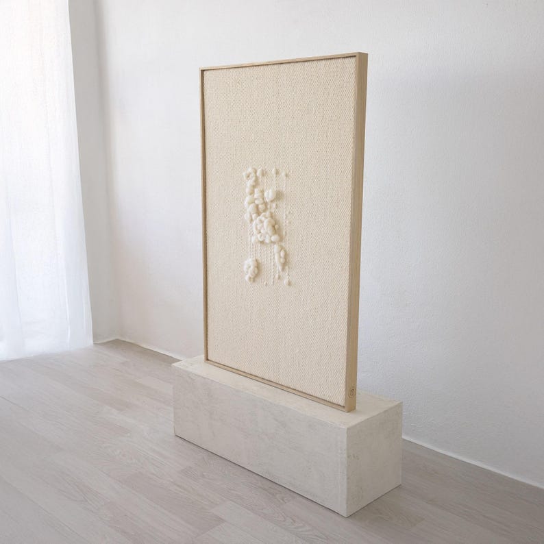 Klit - Arazzo in lana con cornice - Arazzo da parete intrecciato - Arte ...