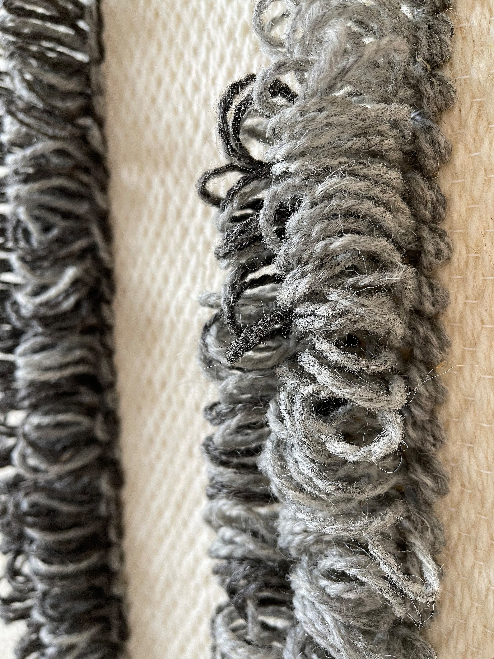 Large Framed Wall Art Woven Wall Hanging Wool Weaving Tapestry Wool ...