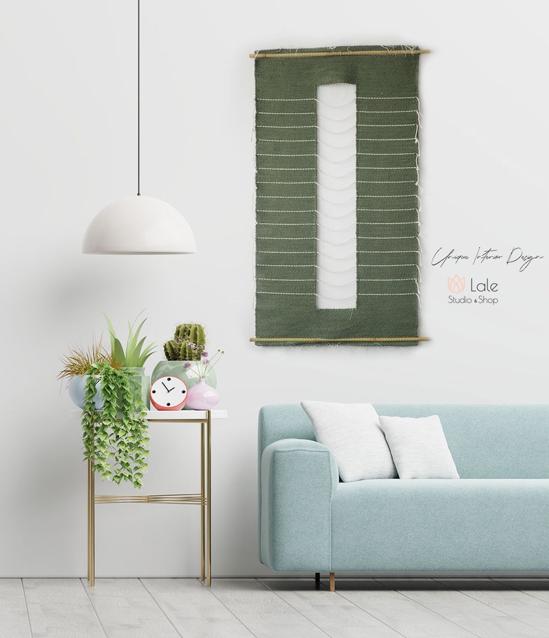 Wool and Cotton String Tapestry Modern Macrame Wall Hanging - Etsy