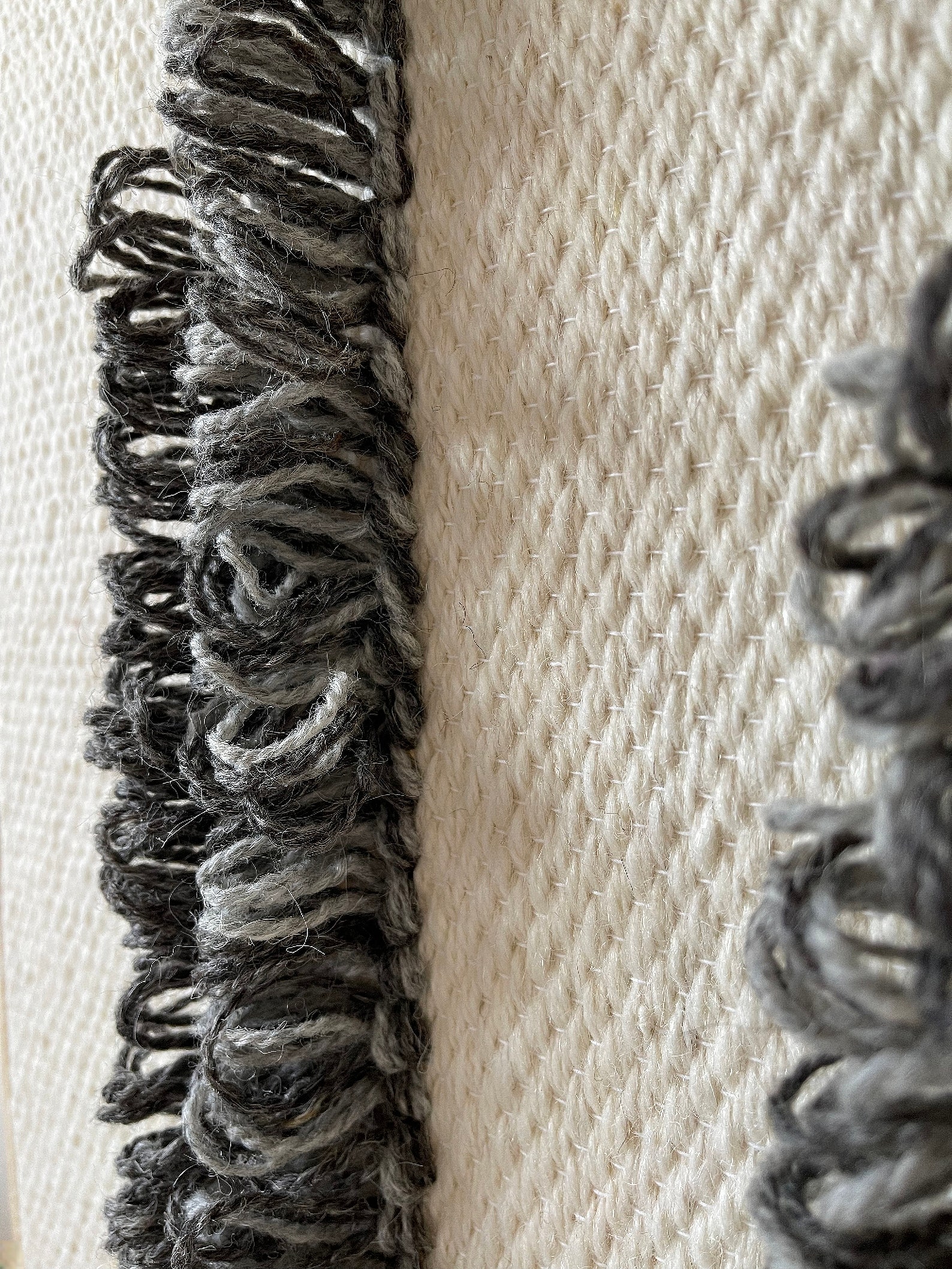 Large Framed Wall Art Woven Wall Hanging Wool Weaving Tapestry Wool ...