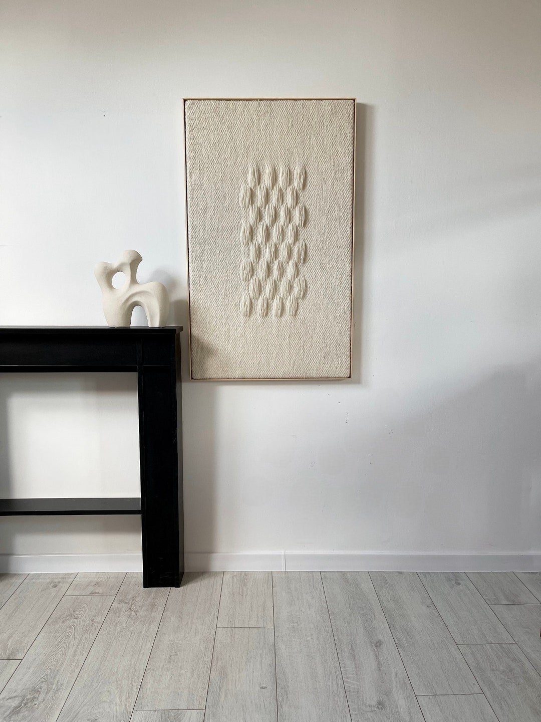 Large Framed Wall Art Textile Wall Decor Weaving Wall - Etsy