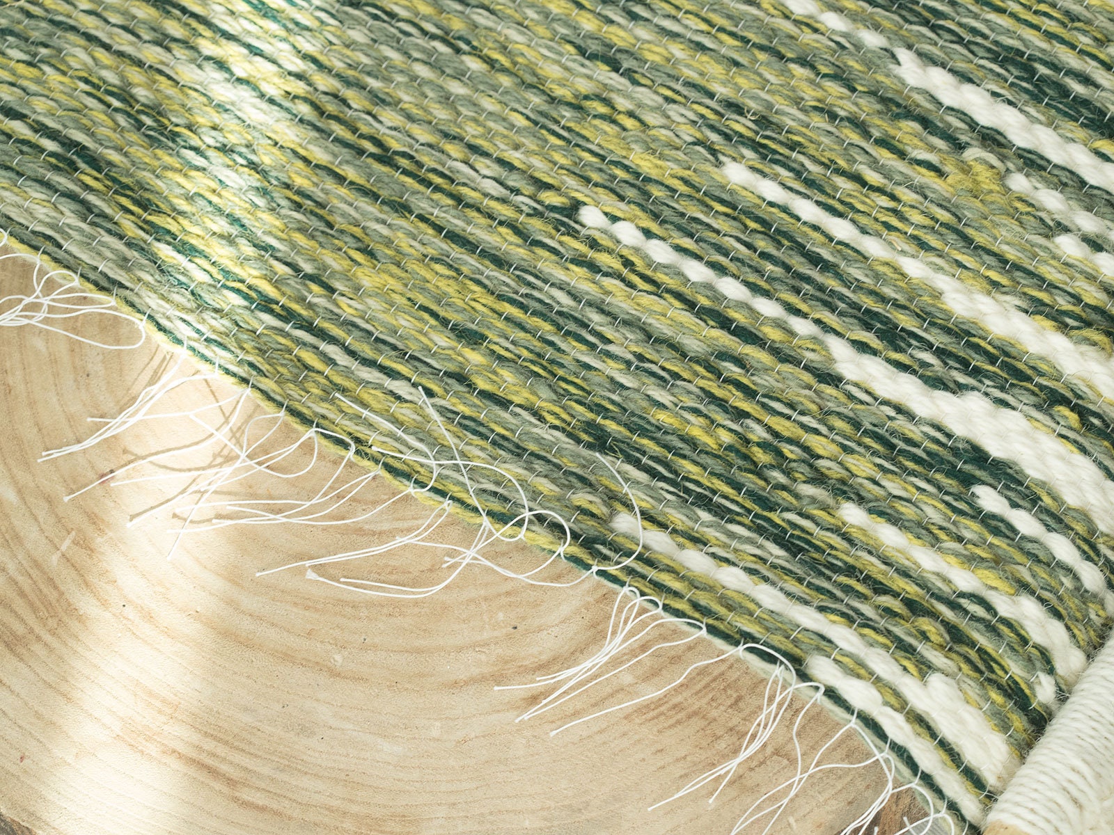 Large Wool Boho Decor Dip Dyed Yarn Wall Hanging Wolle | Etsy